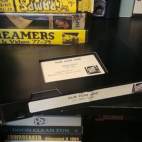 Media | Subhumans Vhs Demolition La To Ny Punk Rock Tour Tape Anarcho ...